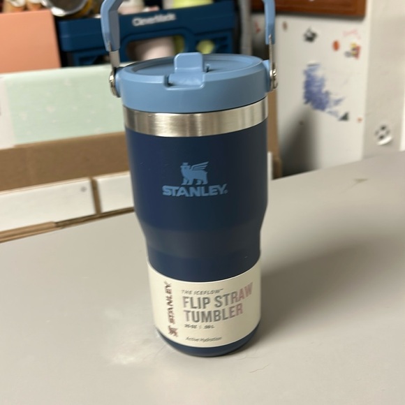 Stanley | Dining | Blue Light Blue Color 2oz Stanley Iceflow Flip Straw ...
